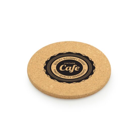 Personalised 10cm Cork Coaster from the UK's friendliest supplier