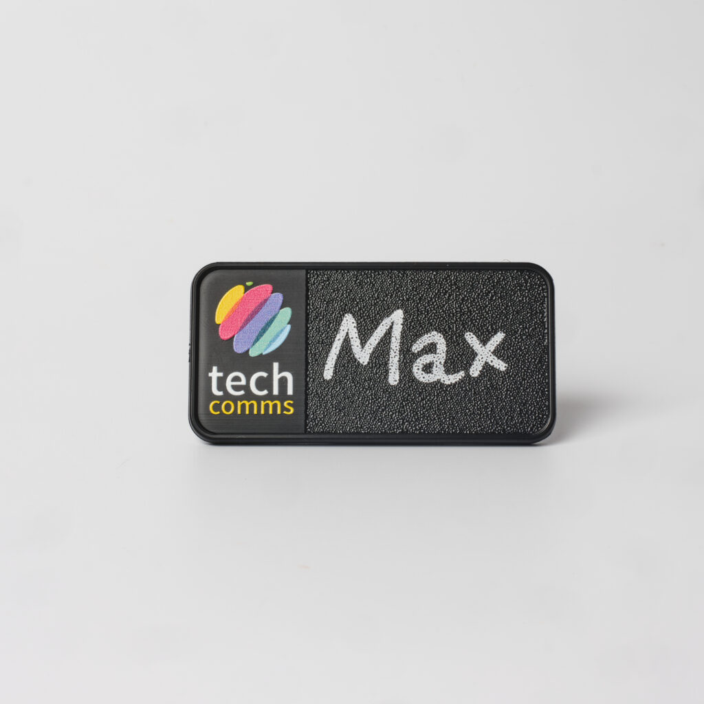 Personalised Chalkboard Name Badge from the UK's friendliest supplier