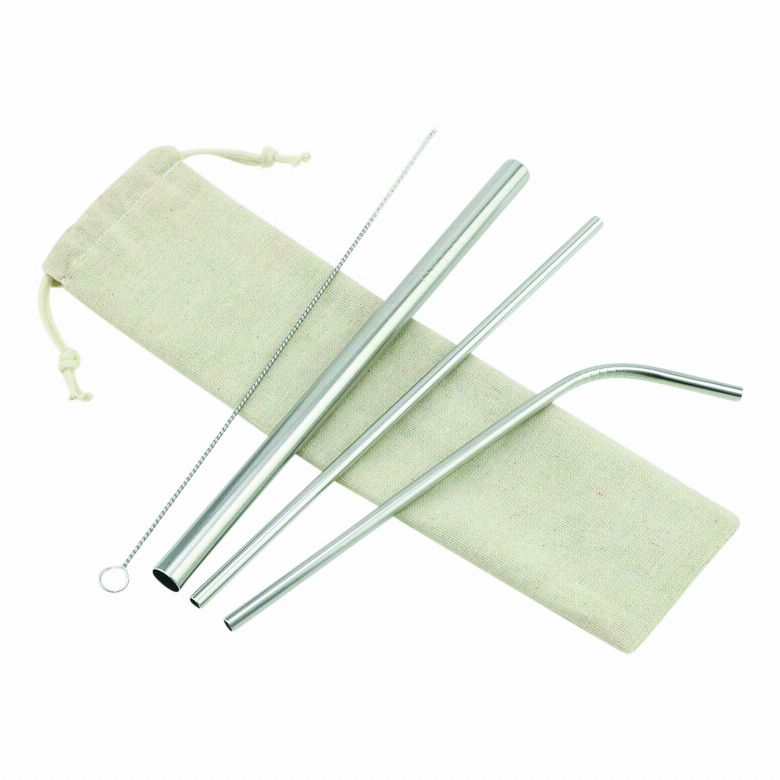 Personalised Metal Straw Set from the UK's friendliest supplier