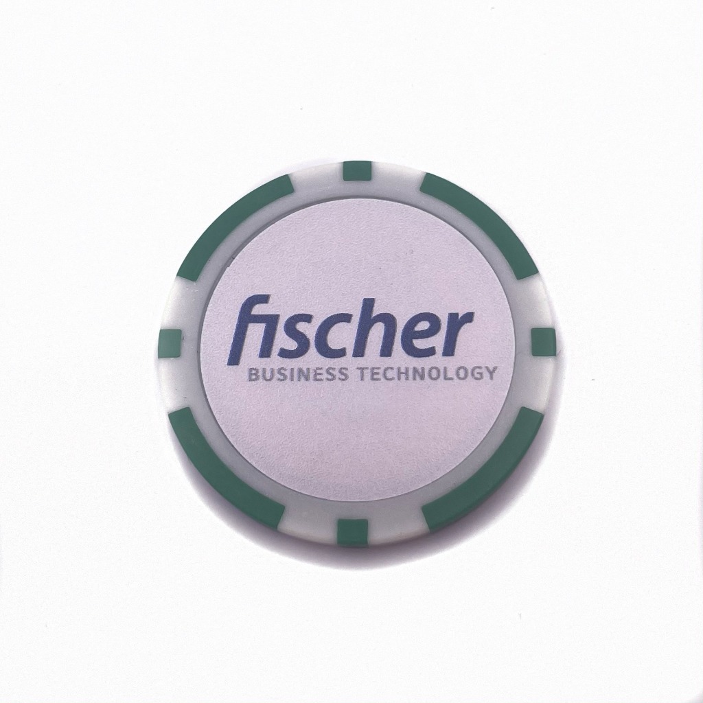 Personalised Poker Chip Ball Markers from the UK's friendliest supplier