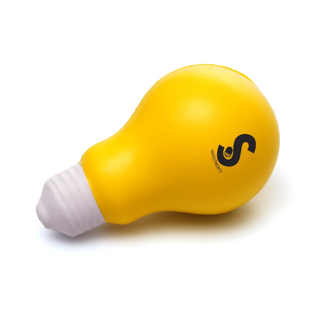 Personalised Yellow Light Bulb Stress Toy from the UK's friendliest ...