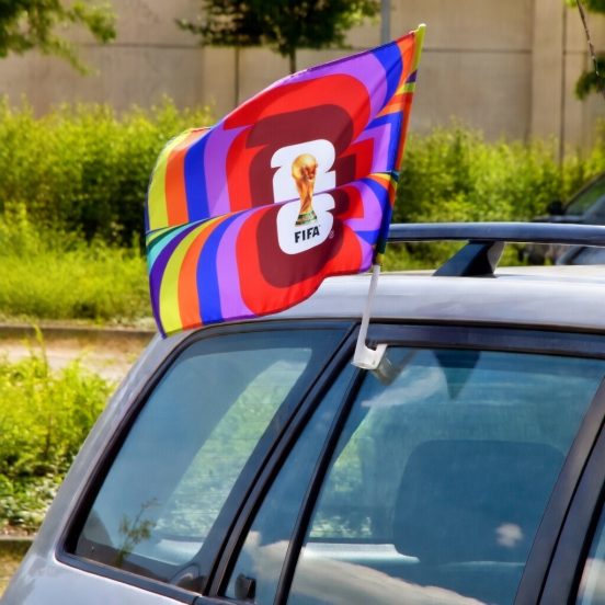 Personalised Car Window Flag from the UK's friendliest supplier